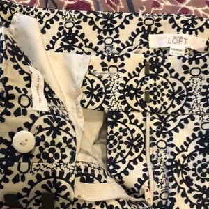 LOFT | Pants & Jumpsuits | Loft Patterned Marissa Pant | Poshmark